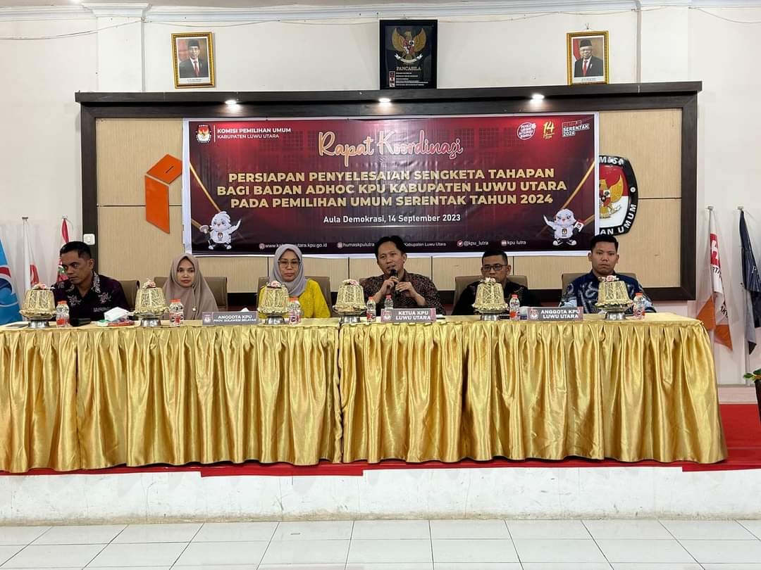 KPU Luwu Utara Gelar Rakor Persiapan Penyelesaian Sengketa Tahapan ... KPU Luwu Utara Gelar Rakor Persiapan Penyelesaian Sengketa Tahapan ...