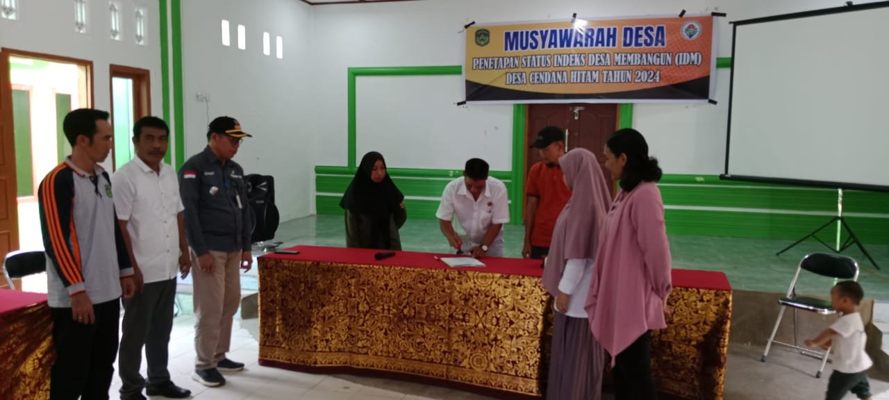 Hasil Musyawarah Penetapan IDM 2024 : Desa Cendana Hitam Menjadi Desa ... Hasil Musyawarah Penetapan IDM 2024 : Desa Cendana Hitam Menjadi Desa ...